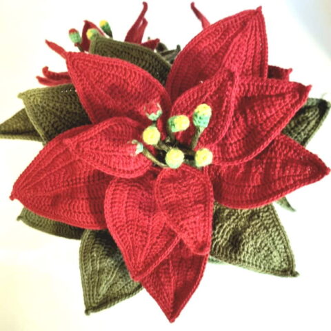 Hæklet Julestjerne - KreaSnoren